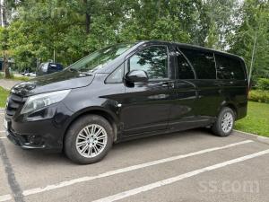 Black Mercedes-Benz Vito 2016 in Riga, with an engine capacity of 2.10 L and mileage of 341 thousand km for 12250 €, photo  on AUTOMOTO.COM.LV