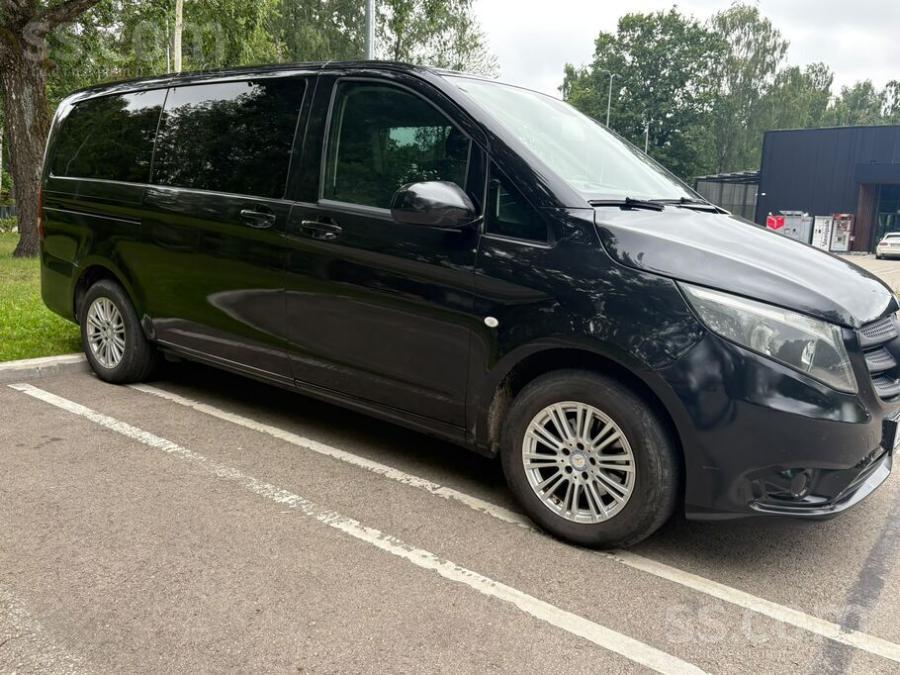 Melns Mercedes-Benz Vito 2016 Rīga, ar dzinēja tilpumu 2.10 L un nobraukumu 341 tūkst. km par 12250 €, foto 4 vietnē AUTOMOTO.COM.LV