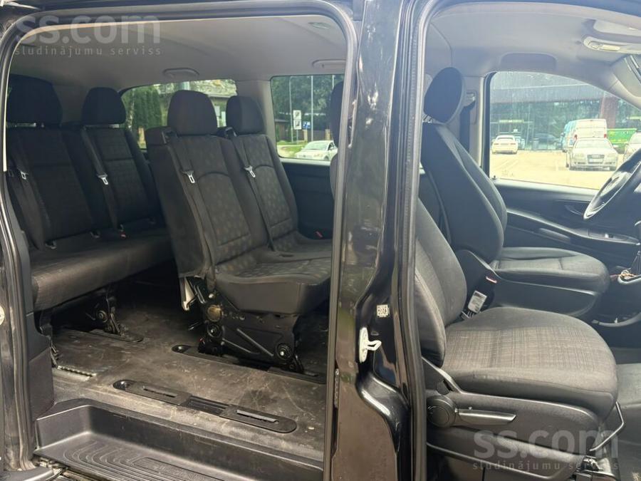 Melns Mercedes-Benz Vito 2016 Rīga, ar dzinēja tilpumu 2.10 L un nobraukumu 341 tūkst. km par 12250 €, foto 6 vietnē AUTOMOTO.COM.LV