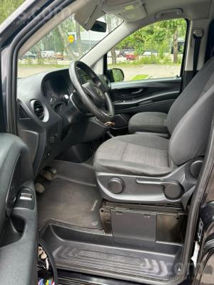 Melns Mercedes-Benz Vito 2016 Rīga, ar dzinēja tilpumu 2.10 L un nobraukumu 341 tūkst. km par 12250 €, foto 16 vietnē AUTOMOTO.COM.LV