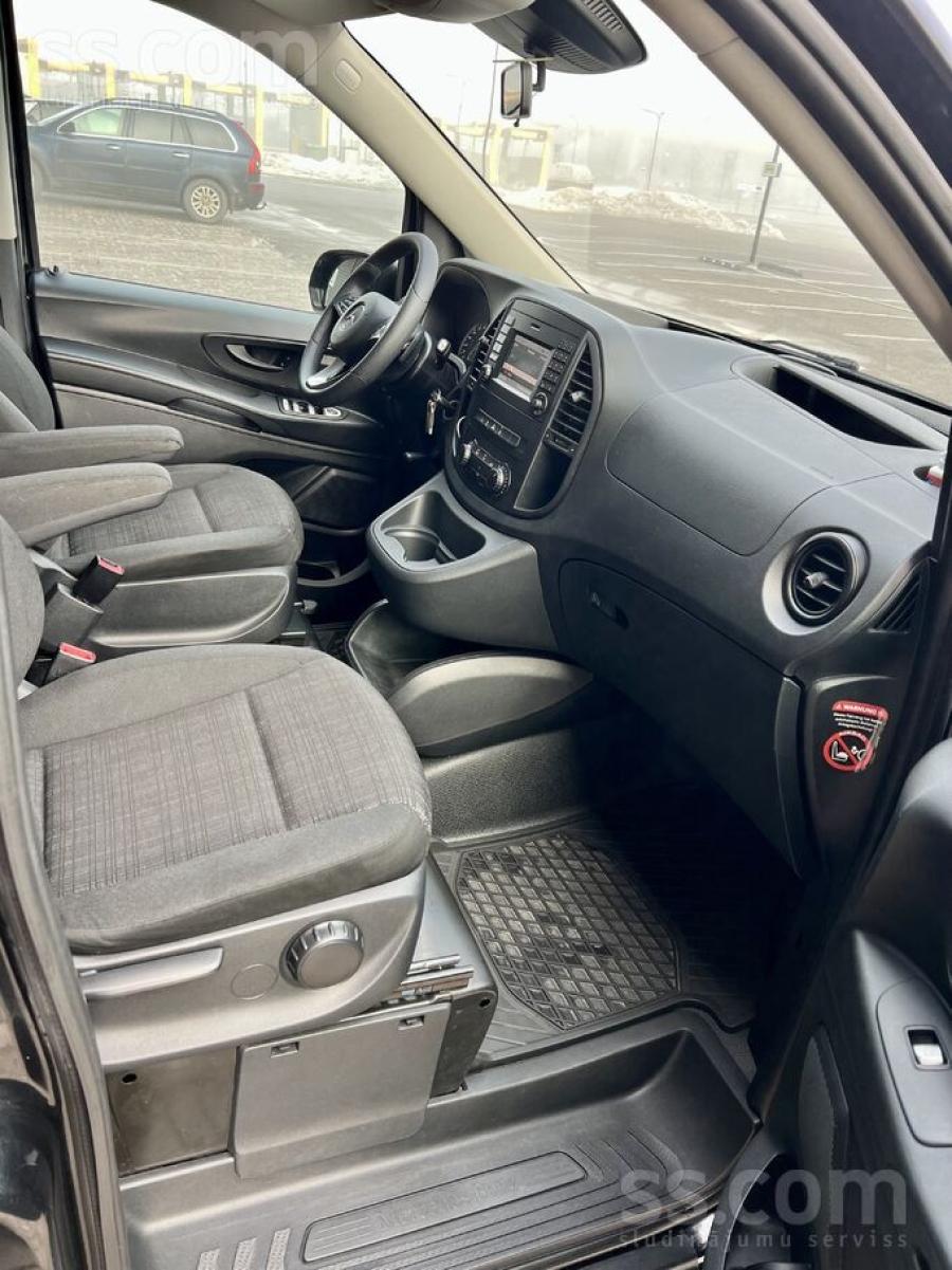 Melns Mercedes-Benz Vito 2018 Liepāja, ar dzinēja tilpumu 2.20 L un nobraukumu 173 tūkst. km par 26950 €, foto 14 vietnē AUTOMOTO.COM.LV