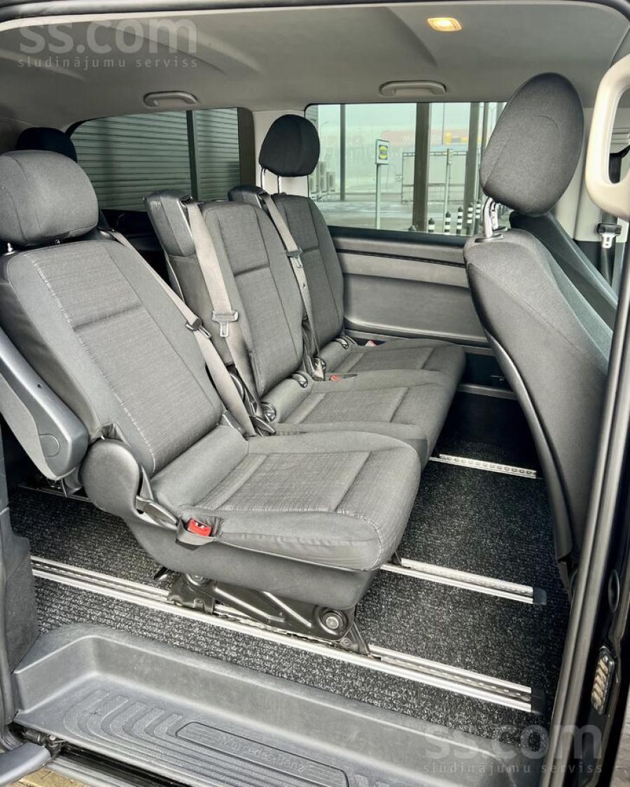 Melns Mercedes-Benz Vito 2018 Liepāja, ar dzinēja tilpumu 2.20 L un nobraukumu 173 tūkst. km par 26950 €, foto 15 vietnē AUTOMOTO.COM.LV