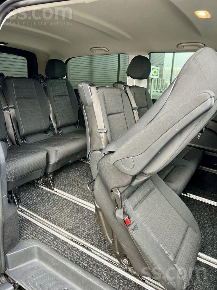 Melns Mercedes-Benz Vito 2018 Liepāja, ar dzinēja tilpumu 2.20 L un nobraukumu 173 tūkst. km par 26950 €, foto 16 vietnē AUTOMOTO.COM.LV