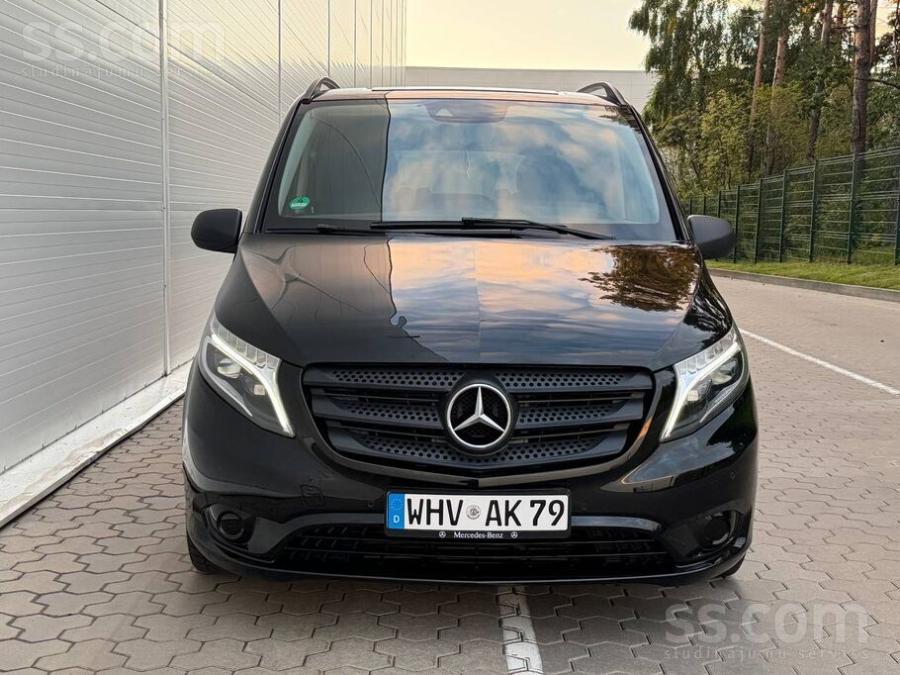 Black Mercedes-Benz Vito 2019 in Riga, with an engine capacity of 2.20 L and mileage of 0 thousand km for 19900 €, photo 8 on AUTOMOTO.COM.LV