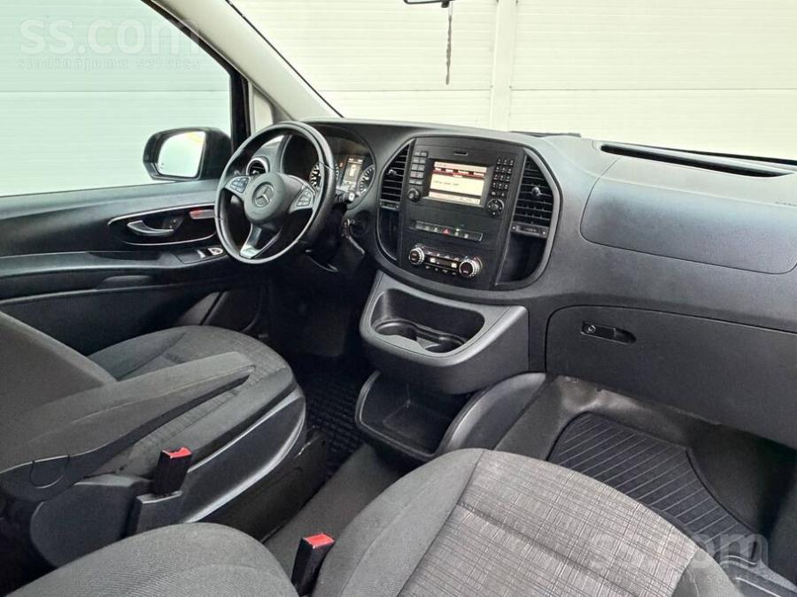 Black Mercedes-Benz Vito 2019 in Riga, with an engine capacity of 2.20 L and mileage of 0 thousand km for 19900 €, photo 14 on AUTOMOTO.COM.LV