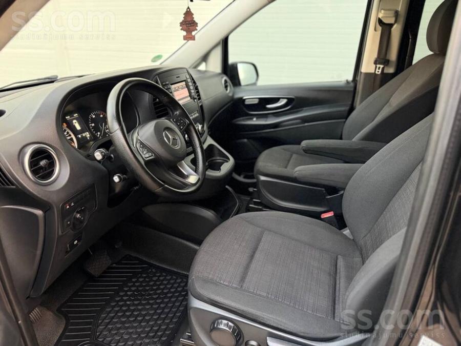 Black Mercedes-Benz Vito 2019 in Riga, with an engine capacity of 2.20 L and mileage of 0 thousand km for 19900 €, photo 15 on AUTOMOTO.COM.LV