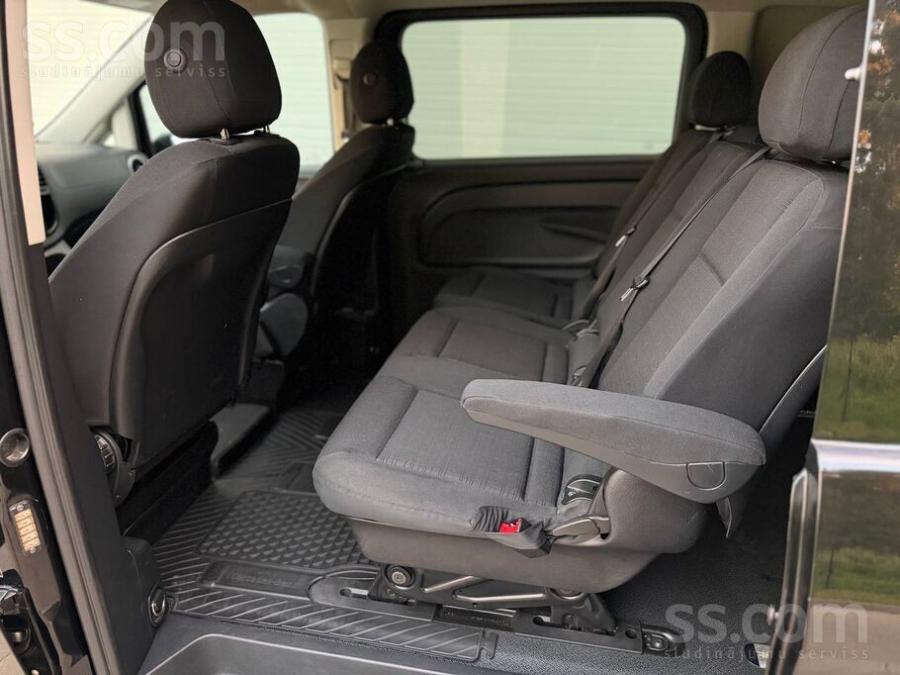 Black Mercedes-Benz Vito 2019 in Riga, with an engine capacity of 2.20 L and mileage of 0 thousand km for 19900 €, photo 16 on AUTOMOTO.COM.LV