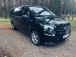 Black Mercedes-Benz Vito 2019 in Daugavpils, with an engine capacity of 2.00 L and mileage of 109 thousand km for 23900 €, photo 4 on AUTOMOTO.COM.LV
