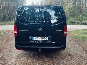 Black Mercedes-Benz Vito 2019 in Daugavpils, with an engine capacity of 2.00 L and mileage of 109 thousand km for 23900 €, photo 7 on AUTOMOTO.COM.LV