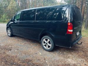 Black Mercedes-Benz Vito 2019 in Daugavpils, with an engine capacity of 2.00 L and mileage of 109 thousand km for 23900 €, photo 8 on AUTOMOTO.COM.LV