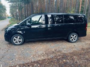 Black Mercedes-Benz Vito 2019 in Daugavpils, with an engine capacity of 2.00 L and mileage of 109 thousand km for 23900 €, photo 9 on AUTOMOTO.COM.LV