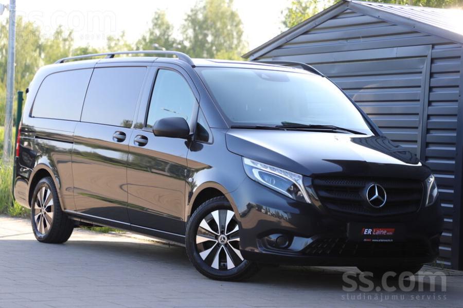 Melns Mercedes-Benz Vito 2020 Tukums, ar dzinēja tilpumu 2.00 L un nobraukumu 213 tūkst. km par 27900 €, foto 1 vietnē AUTOMOTO.COM.LV
