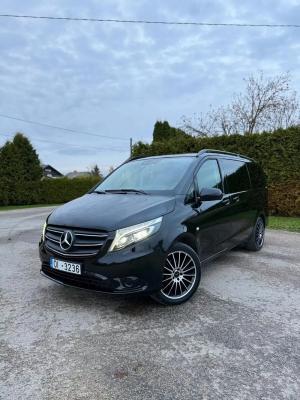 Melns Mercedes-Benz Vito 2022 Rīga, ar dzinēja tilpumu 2.00 L un nobraukumu 71 tūkst. km par 37990 €, foto  vietnē AUTOMOTO.COM.LV