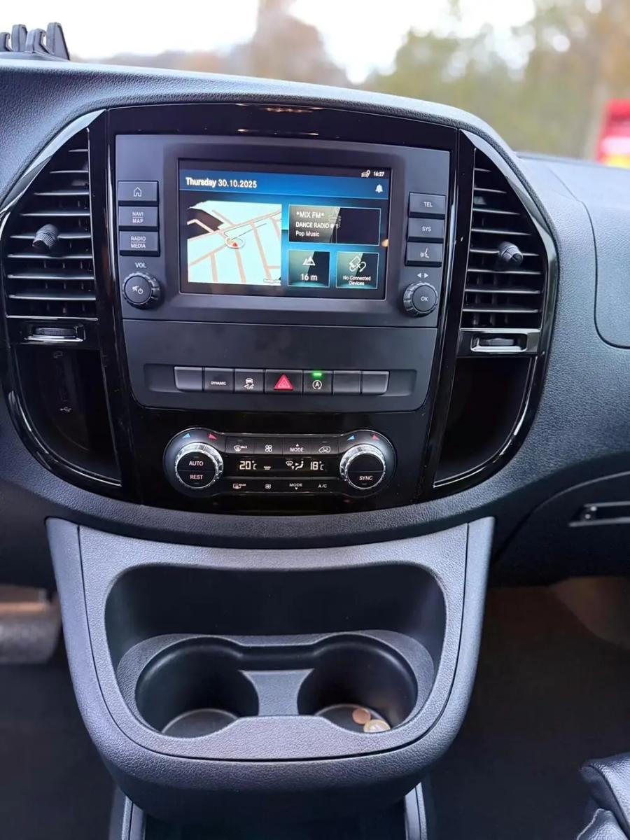 Melns Mercedes-Benz Vito 2022 Rīga, ar dzinēja tilpumu 2.00 L un nobraukumu 71 tūkst. km par 37990 €, foto 18 vietnē AUTOMOTO.COM.LV