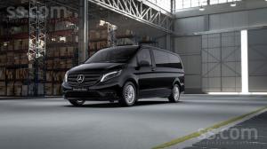 Black Mercedes-Benz Vito 2023 in Riga, with an engine capacity of 2.00 L and mileage of 17 thousand km for 58900 €, photo 1 on AUTOMOTO.COM.LV