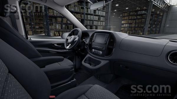 Black Mercedes-Benz Vito 2023 in Riga, with an engine capacity of 2.00 L and mileage of 17 thousand km for 58900 €, photo 8 on AUTOMOTO.COM.LV
