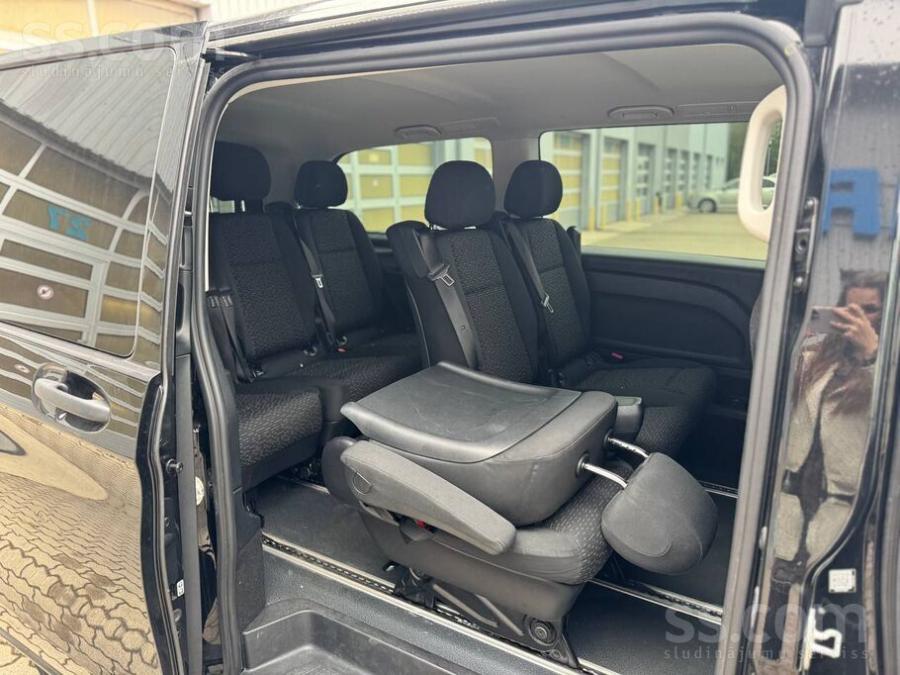 Melns Mercedes-Benz Vito 2023 Rīga, ar dzinēja tilpumu 2.00 L un nobraukumu 56 tūkst. km par 36000 €, foto 16 vietnē AUTOMOTO.COM.LV