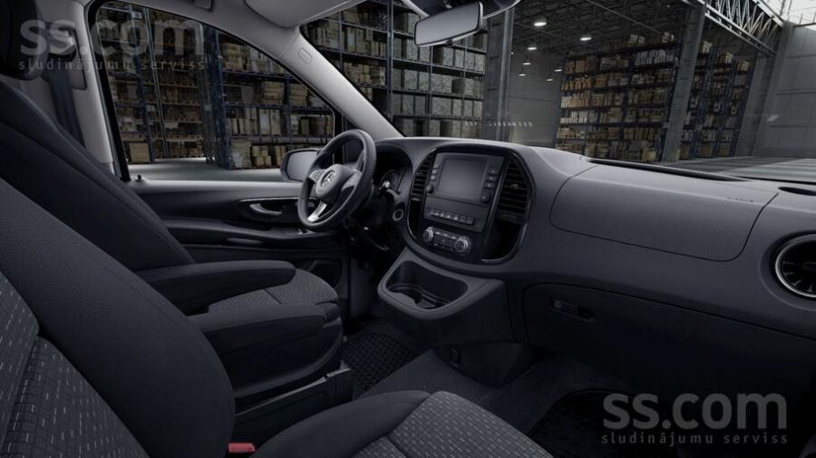 Melns Mercedes-Benz Vito 2023 Rīga, ar dzinēja tilpumu 2.00 L un nobraukumu 17 tūkst. km par 49900 €, foto 17 vietnē AUTOMOTO.COM.LV