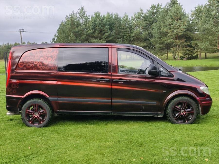 Melns Mercedes-Benz Vito 2007 Rīga, ar dzinēja tilpumu 2.20 L un nobraukumu 360 tūkst. km par 6370 €, foto 5 vietnē AUTOMOTO.COM.LV