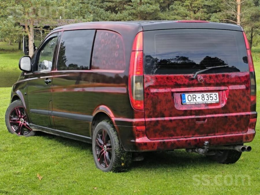Melns Mercedes-Benz Vito 2007 Rīga, ar dzinēja tilpumu 2.20 L un nobraukumu 360 tūkst. km par 6370 €, foto 7 vietnē AUTOMOTO.COM.LV