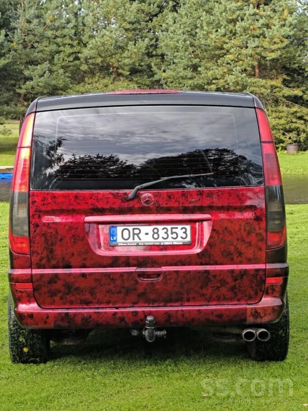 Melns Mercedes-Benz Vito 2007 Rīga, ar dzinēja tilpumu 2.20 L un nobraukumu 360 tūkst. km par 6370 €, foto 8 vietnē AUTOMOTO.COM.LV