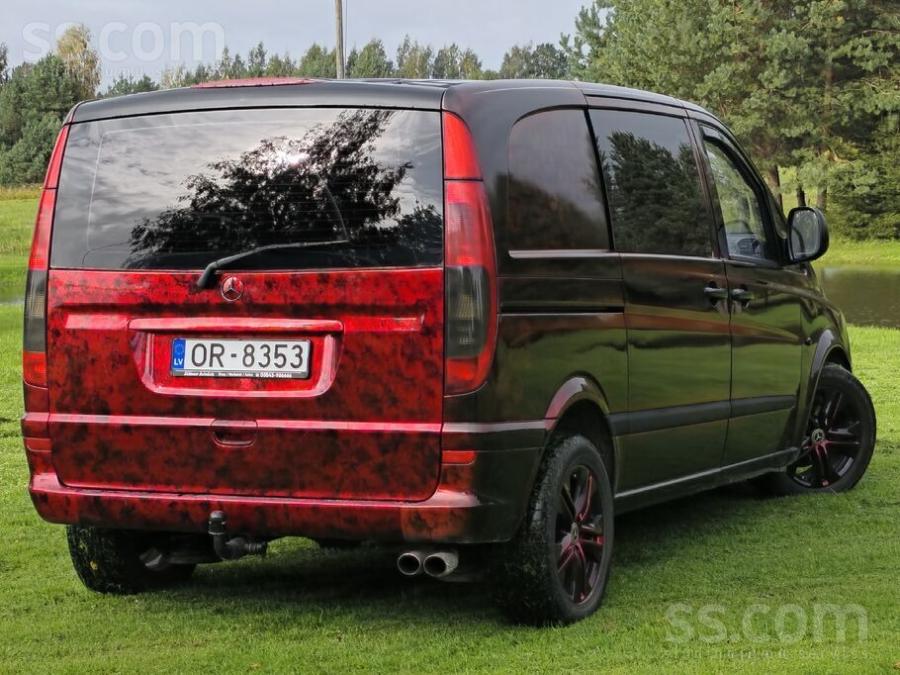 Melns Mercedes-Benz Vito 2007 Rīga, ar dzinēja tilpumu 2.20 L un nobraukumu 360 tūkst. km par 6370 €, foto 9 vietnē AUTOMOTO.COM.LV