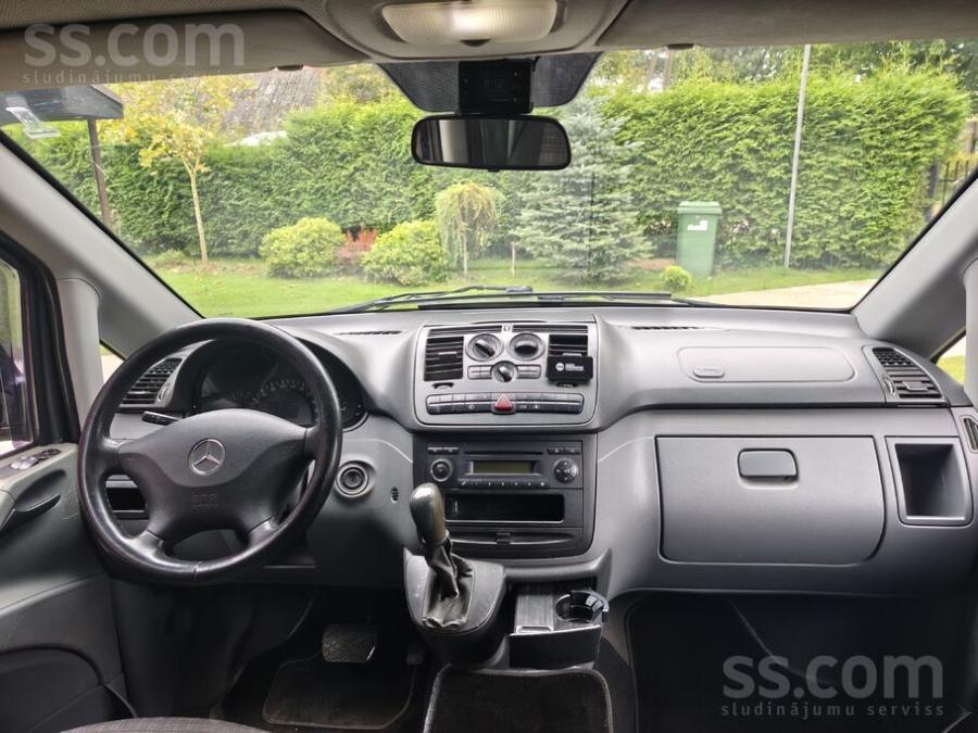 Melns Mercedes-Benz Vito 2007 Rīga, ar dzinēja tilpumu 2.20 L un nobraukumu 360 tūkst. km par 6370 €, foto 10 vietnē AUTOMOTO.COM.LV