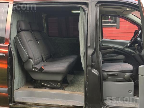 Melns Mercedes-Benz Vito 2007 Rīga, ar dzinēja tilpumu 2.20 L un nobraukumu 360 tūkst. km par 6370 €, foto 11 vietnē AUTOMOTO.COM.LV