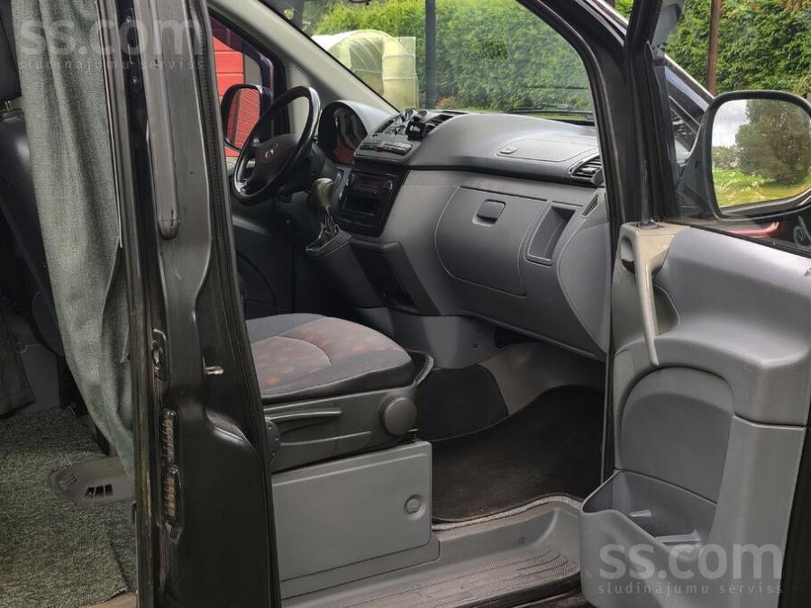 Melns Mercedes-Benz Vito 2007 Rīga, ar dzinēja tilpumu 2.20 L un nobraukumu 360 tūkst. km par 6370 €, foto 12 vietnē AUTOMOTO.COM.LV