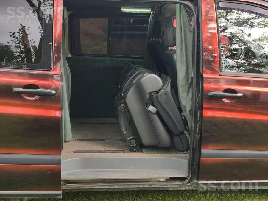 Melns Mercedes-Benz Vito 2007 Rīga, ar dzinēja tilpumu 2.20 L un nobraukumu 360 tūkst. km par 6370 €, foto 14 vietnē AUTOMOTO.COM.LV
