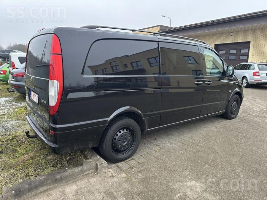 Black Mercedes-Benz Vito 2008 in Tukums, with an engine capacity of 3.00 L and mileage of 315 thousand km for 9900 €, photo 2 on AUTOMOTO.COM.LV