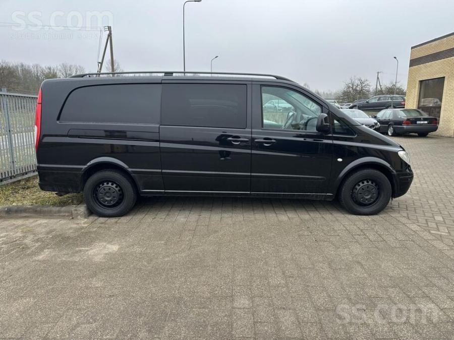 Black Mercedes-Benz Vito 2008 in Tukums, with an engine capacity of 3.00 L and mileage of 315 thousand km for 9900 €, photo 3 on AUTOMOTO.COM.LV
