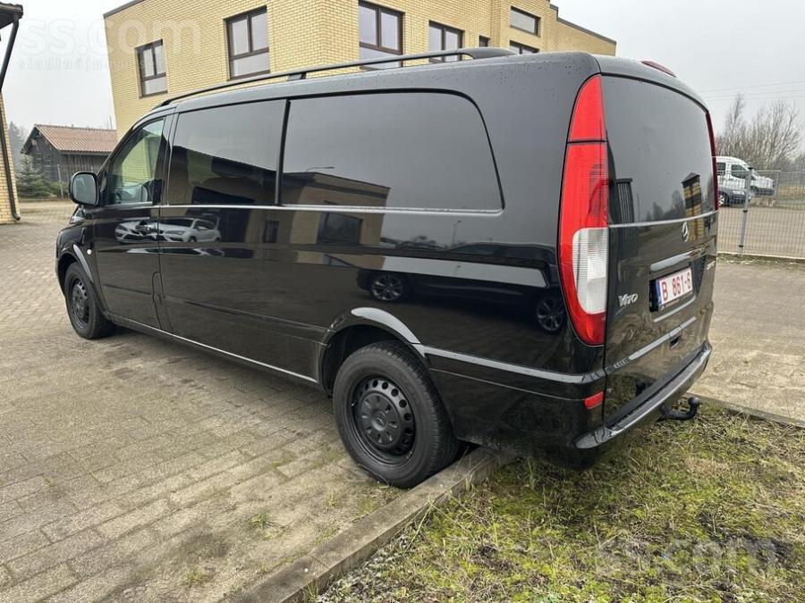 Black Mercedes-Benz Vito 2008 in Tukums, with an engine capacity of 3.00 L and mileage of 315 thousand km for 9900 €, photo 4 on AUTOMOTO.COM.LV