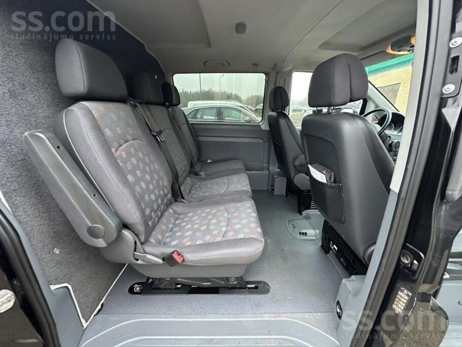 Black Mercedes-Benz Vito 2008 in Tukums, with an engine capacity of 3.00 L and mileage of 315 thousand km for 9900 €, photo 7 on AUTOMOTO.COM.LV