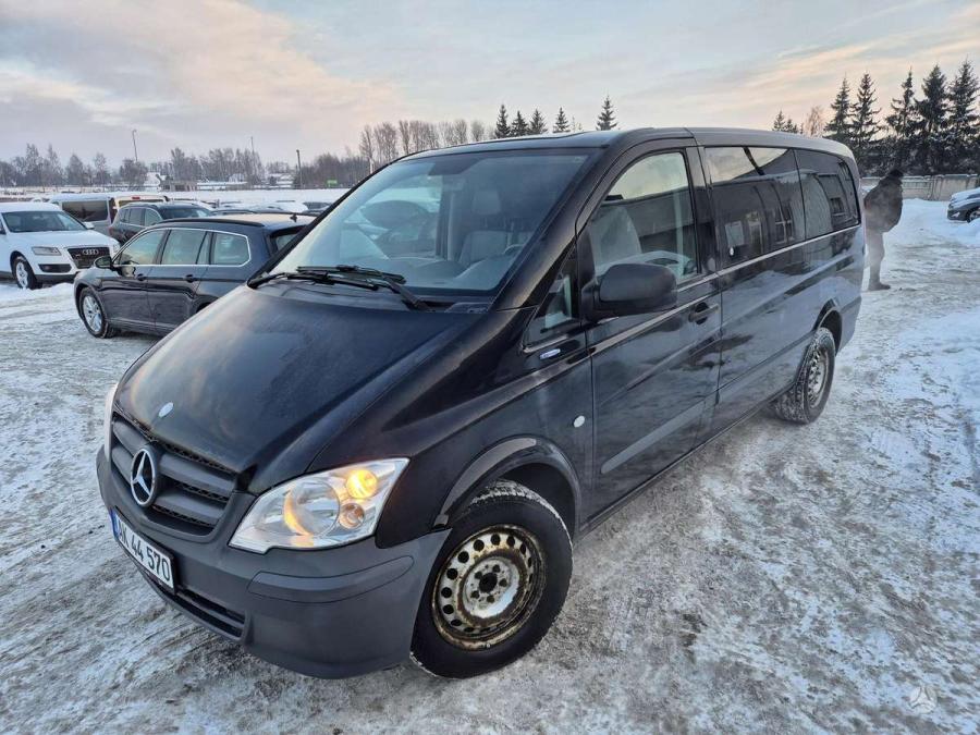 Melns Mercedes-Benz Vito 2014 Utena, ar dzinēja tilpumu 2.14 L un nobraukumu 278 tūkst. km par 7990 €, foto 1 vietnē AUTOMOTO.COM.LV