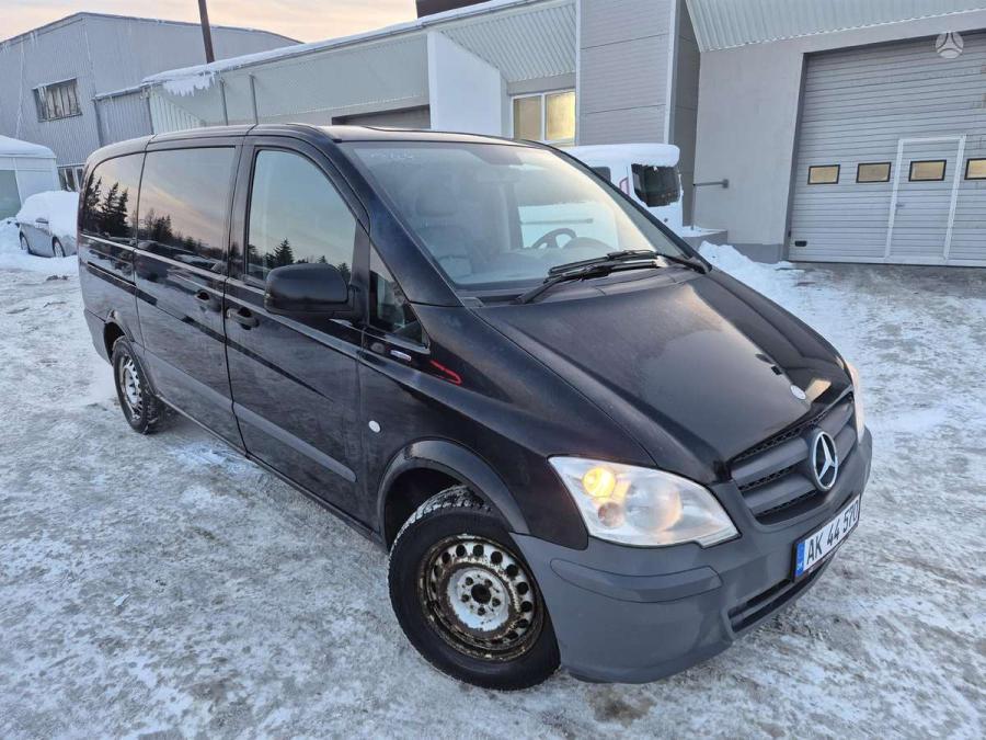 Melns Mercedes-Benz Vito 2014 Utena, ar dzinēja tilpumu 2.14 L un nobraukumu 278 tūkst. km par 7990 €, foto 2 vietnē AUTOMOTO.COM.LV