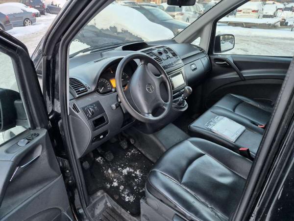 Melns Mercedes-Benz Vito 2014 Utena, ar dzinēja tilpumu 2.14 L un nobraukumu 278 tūkst. km par 7990 €, foto 6 vietnē AUTOMOTO.COM.LV