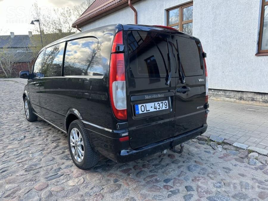 Melns Mercedes-Benz Vito 2014 Jelgava, ar dzinēja tilpumu 2.20 L un nobraukumu 293 tūkst. km par 4750 €, foto 7 vietnē AUTOMOTO.COM.LV