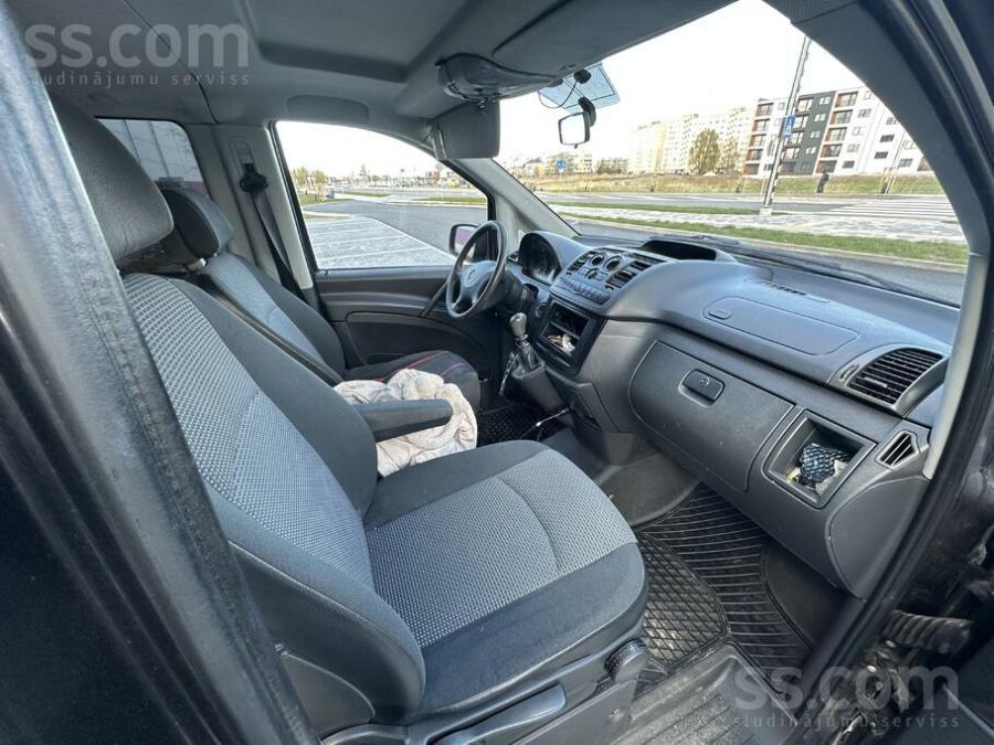 Melns Mercedes-Benz Vito 2014 Jelgava, ar dzinēja tilpumu 2.20 L un nobraukumu 293 tūkst. km par 4750 €, foto 9 vietnē AUTOMOTO.COM.LV