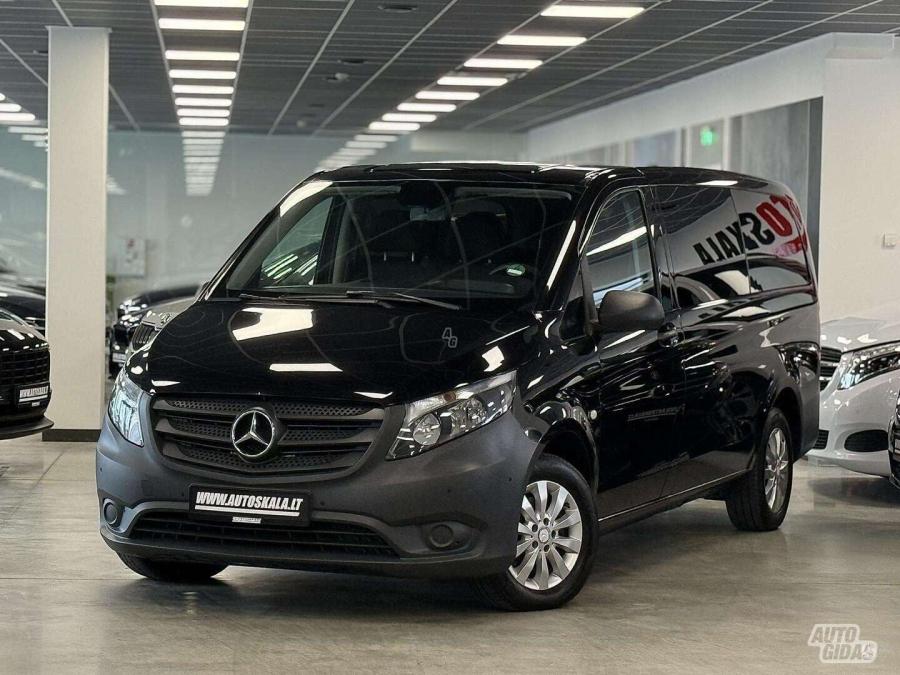 Black Mercedes-Benz Vito 2016 in Klaipeda, with an engine capacity of 2.10 L and mileage of 269 thousand km for 19500 €, photo 1 on AUTOMOTO.COM.LV