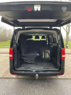 Black Mercedes-Benz Vito 2017 in Parnu, with an engine capacity of 1.60 L and mileage of 132 thousand km for 16000 €, photo 7 on AUTOMOTO.COM.LV
