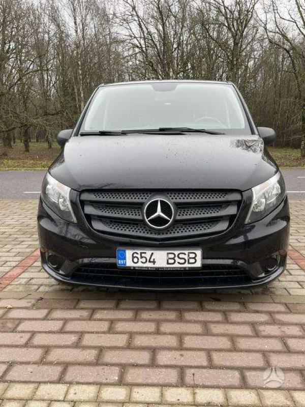Black Mercedes-Benz Vito 2017 in Parnu, with an engine capacity of 1.60 L and mileage of 132 thousand km for 16000 €, photo 8 on AUTOMOTO.COM.LV