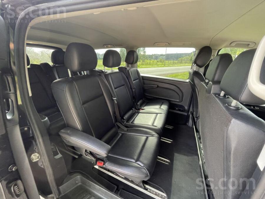 Melns Mercedes-Benz Vito 2017 Rīga, ar dzinēja tilpumu 2.20 L un nobraukumu 266 tūkst. km par 12490 €, foto 14 vietnē AUTOMOTO.COM.LV