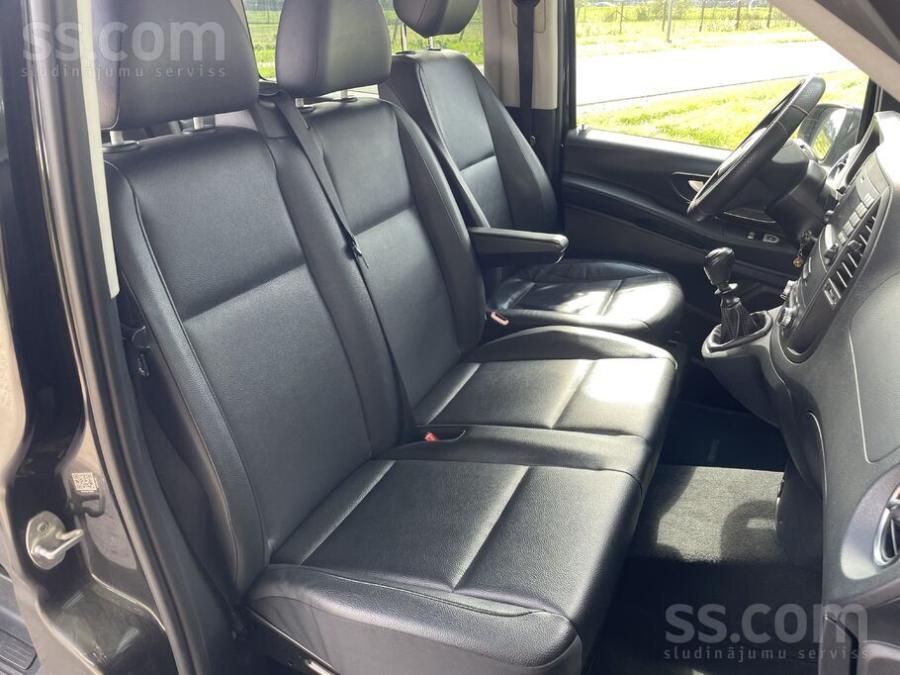 Melns Mercedes-Benz Vito 2017 Rīga, ar dzinēja tilpumu 2.20 L un nobraukumu 266 tūkst. km par 12490 €, foto 17 vietnē AUTOMOTO.COM.LV