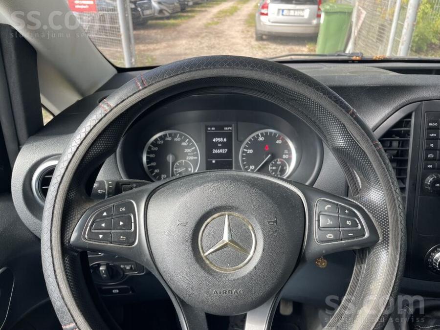 Melns Mercedes-Benz Vito 2017 Rīga, ar dzinēja tilpumu 2.20 L un nobraukumu 266 tūkst. km par 12490 €, foto 19 vietnē AUTOMOTO.COM.LV