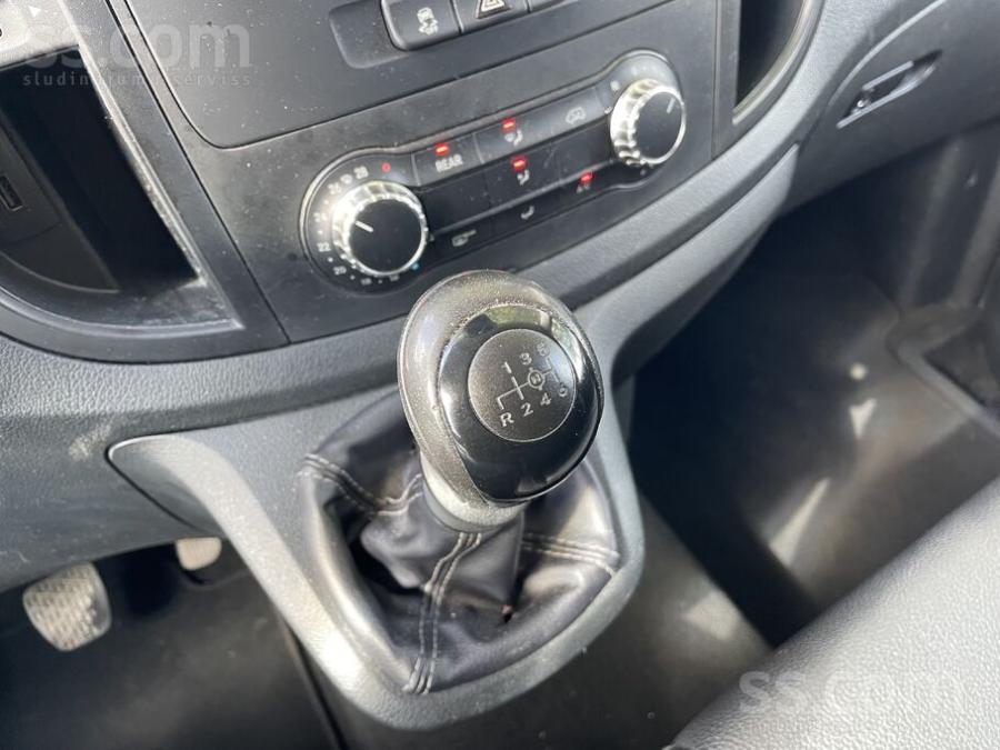 Melns Mercedes-Benz Vito 2017 Rīga, ar dzinēja tilpumu 2.20 L un nobraukumu 266 tūkst. km par 12490 €, foto 22 vietnē AUTOMOTO.COM.LV