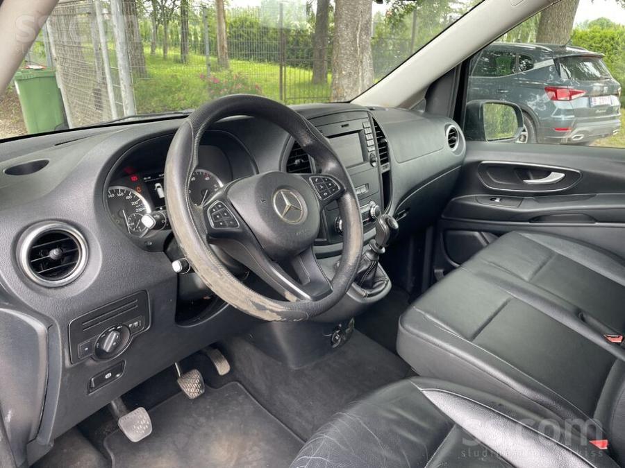Melns Mercedes-Benz Vito 2017 Rīga, ar dzinēja tilpumu 2.20 L un nobraukumu 266 tūkst. km par 14490 €, foto 10 vietnē AUTOMOTO.COM.LV