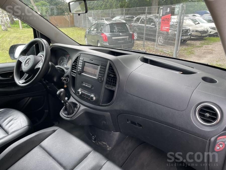 Melns Mercedes-Benz Vito 2017 Rīga, ar dzinēja tilpumu 2.20 L un nobraukumu 266 tūkst. km par 14490 €, foto 19 vietnē AUTOMOTO.COM.LV
