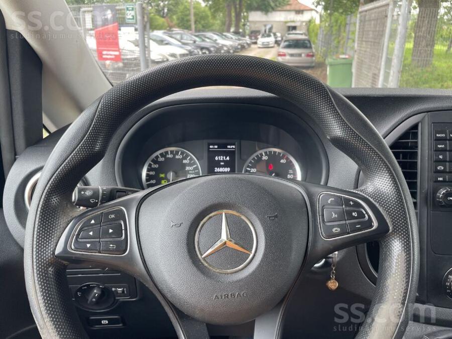 Melns Mercedes-Benz Vito 2017 Rīga, ar dzinēja tilpumu 2.20 L un nobraukumu 266 tūkst. km par 14490 €, foto 22 vietnē AUTOMOTO.COM.LV
