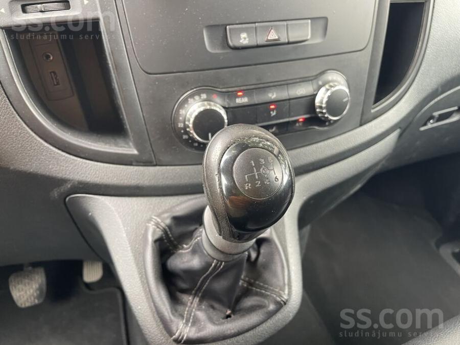 Melns Mercedes-Benz Vito 2017 Rīga, ar dzinēja tilpumu 2.20 L un nobraukumu 266 tūkst. km par 14490 €, foto 25 vietnē AUTOMOTO.COM.LV